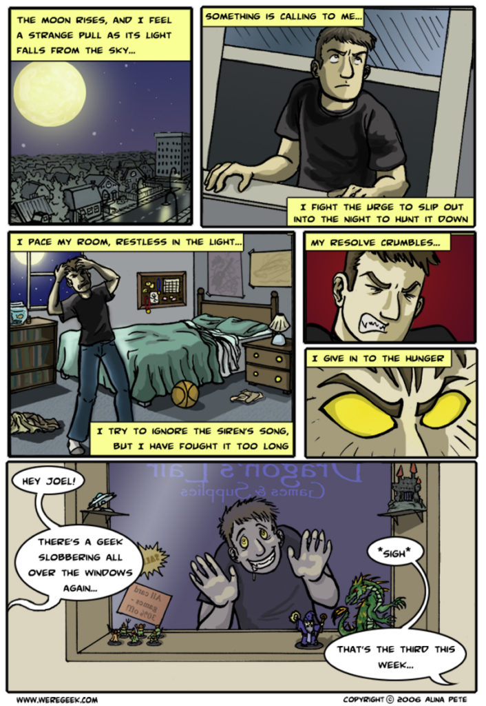 Comic 1 – Weregeek